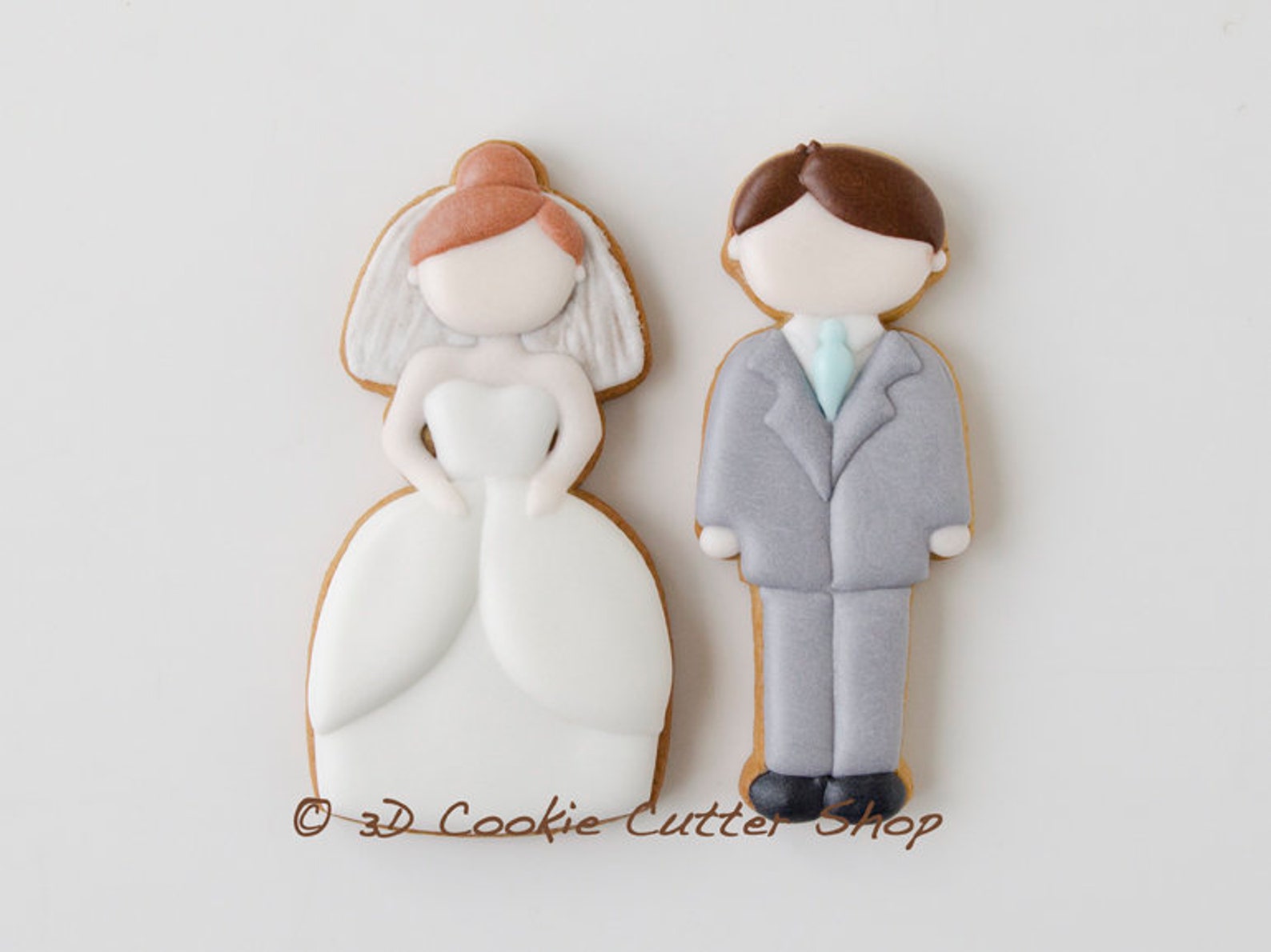 Wedding Couple Cookie Cutter Set | Etsy