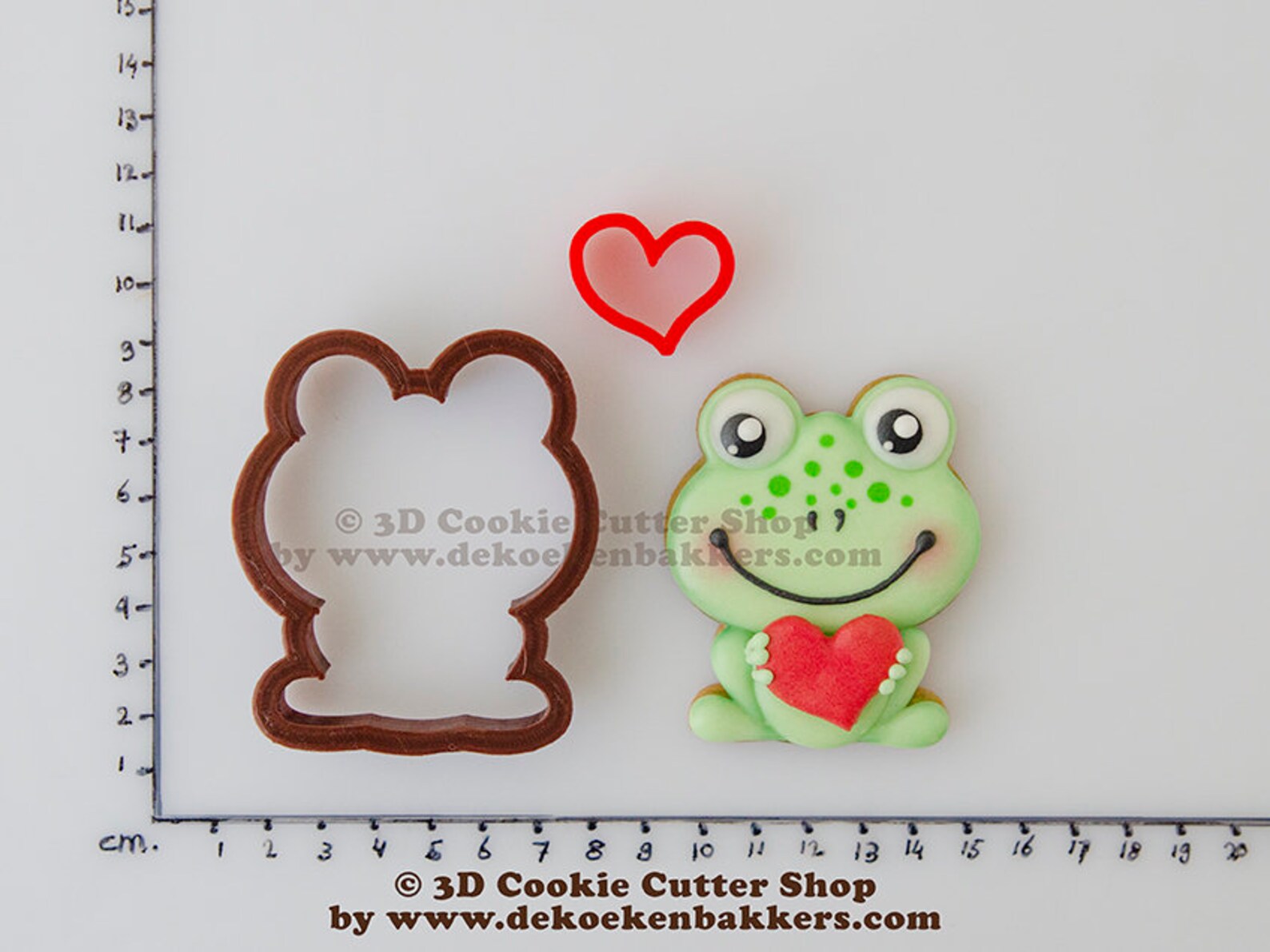 Frog & Heart Cookie Cutters - Etsy