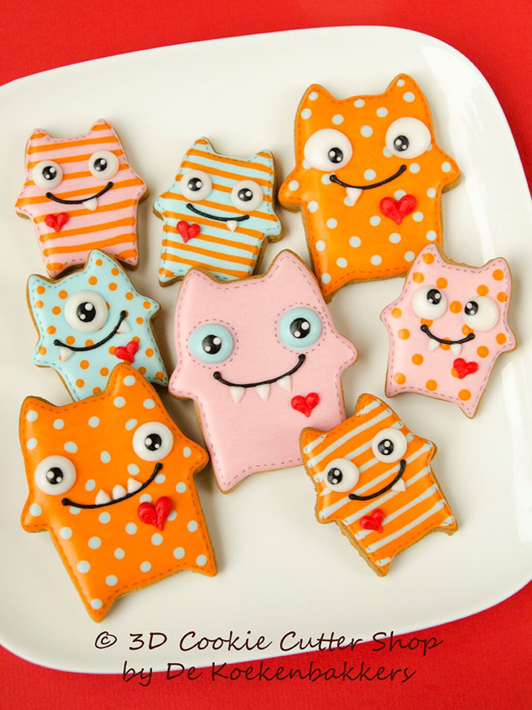 Monster Cookie Cutter Set - Etsy