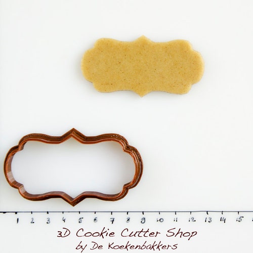 Rectangle Plaque Cookie Cutter - Etsy