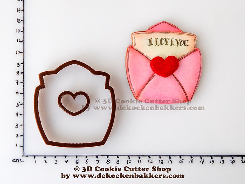Love Letter & Heart Cookies - Etsy