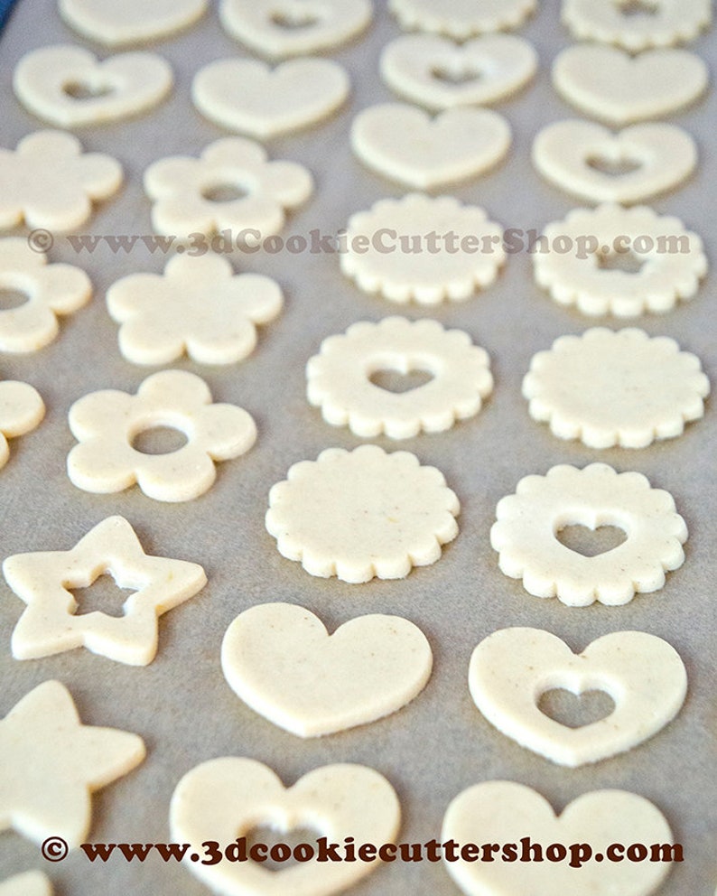 Linzer Sandwich Cookies Cutter Set + COOKIE RECIPE | Valentine's Day ...