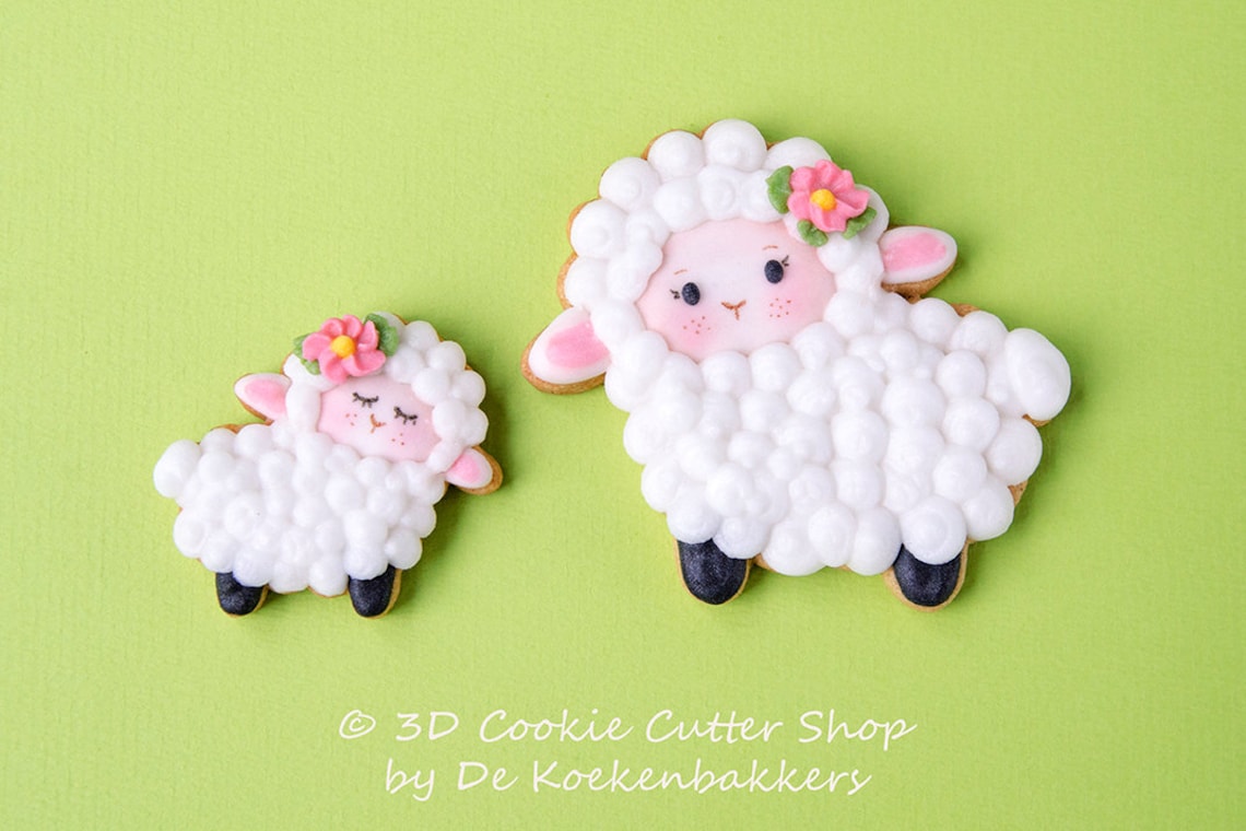 Sheep #1 Cookie Cutter Set - Etsy