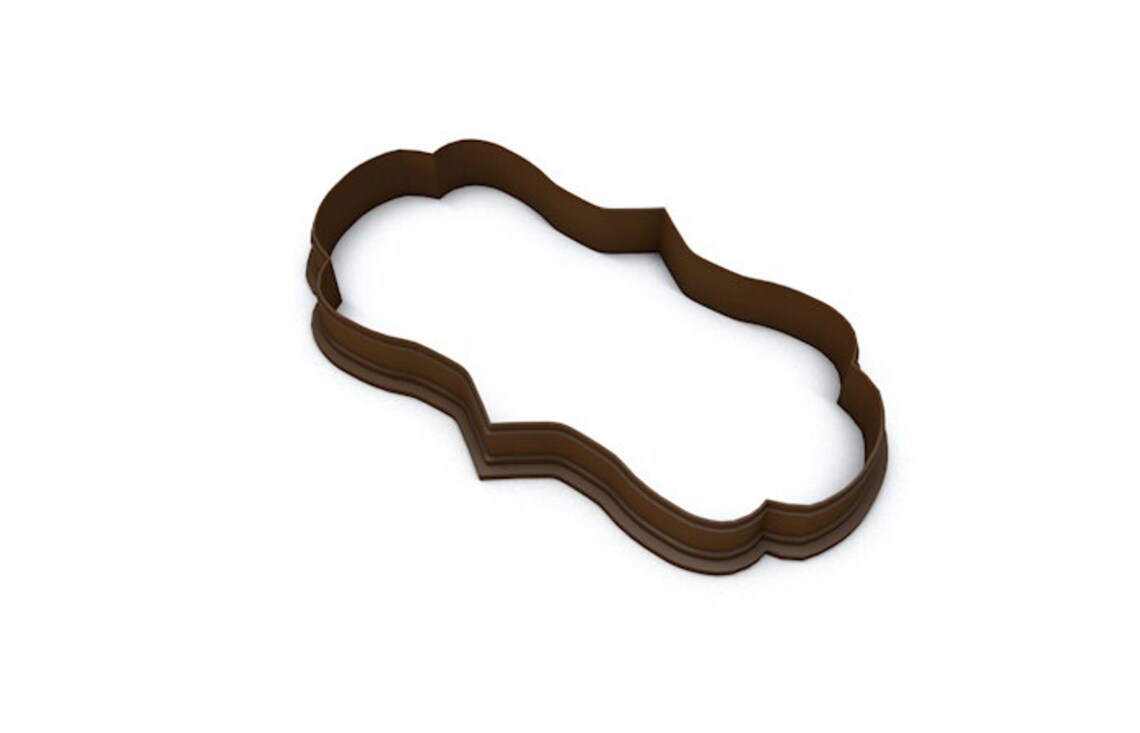Rectangle Plaque Cookie Cutter - Etsy