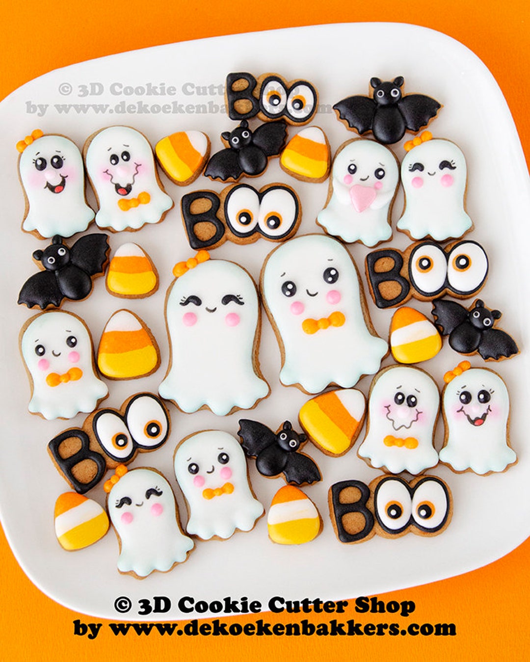 BOO! Halloween Cookie Cutter Set - Etsy