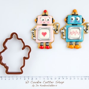 Robot Cookie Cutter - Etsy