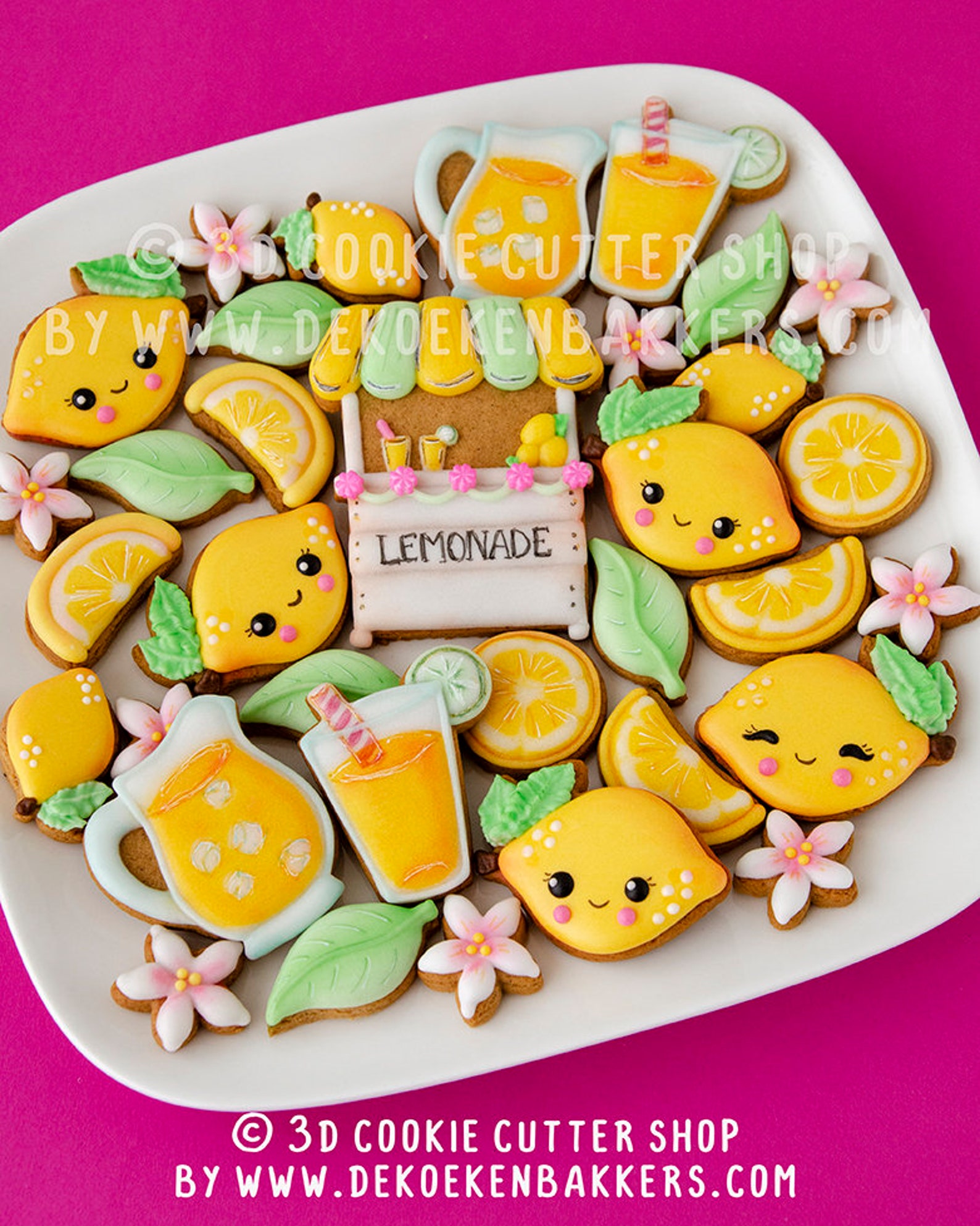 Lemonade Stand Cookie Cutter Set - Etsy