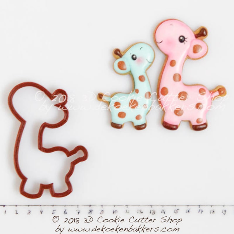 Giraffe Cookie - Etsy