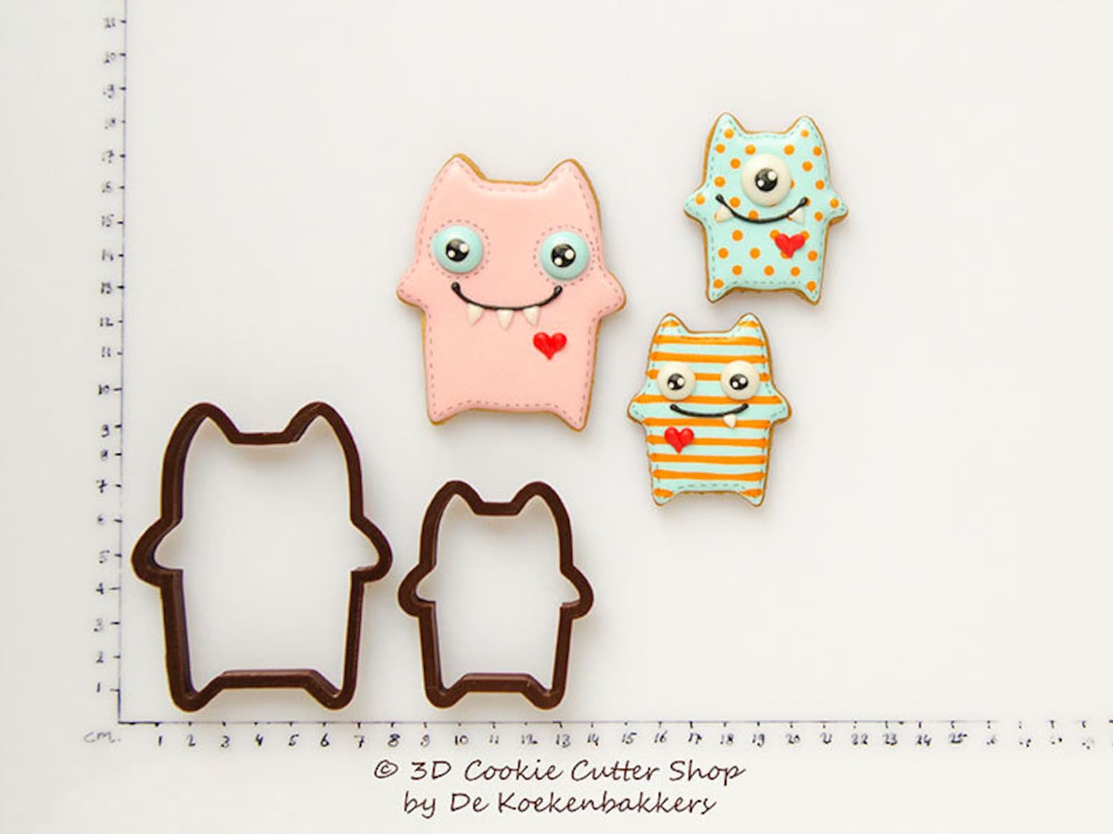 Monster Cookie Cutter Set - Etsy Canada
