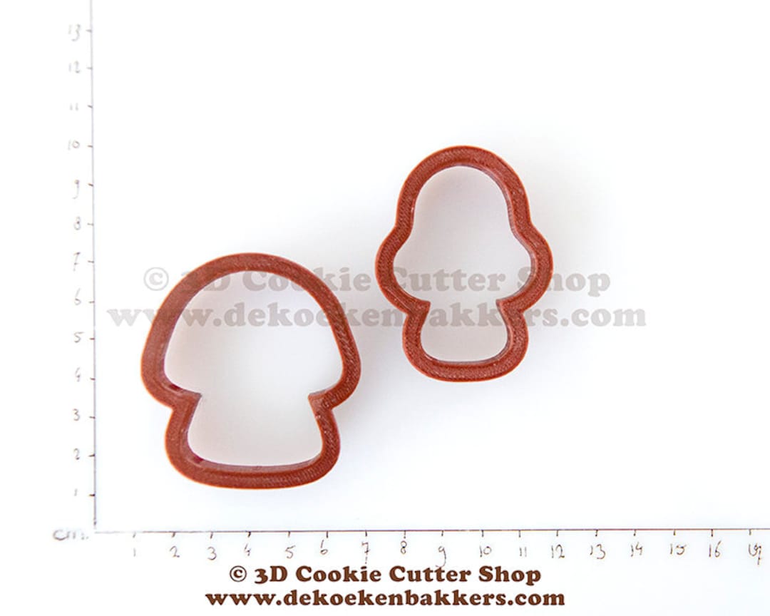 Toadstool Duo Cookie Cutter Set - Etsy