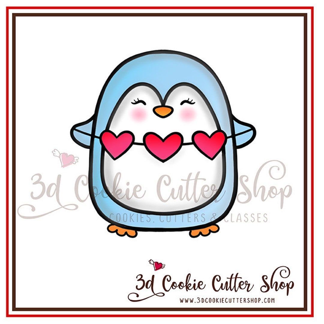 Penguin Cookie Cutter | Fondant Cutter | Clay Cutter | Ausstecher - Etsy
