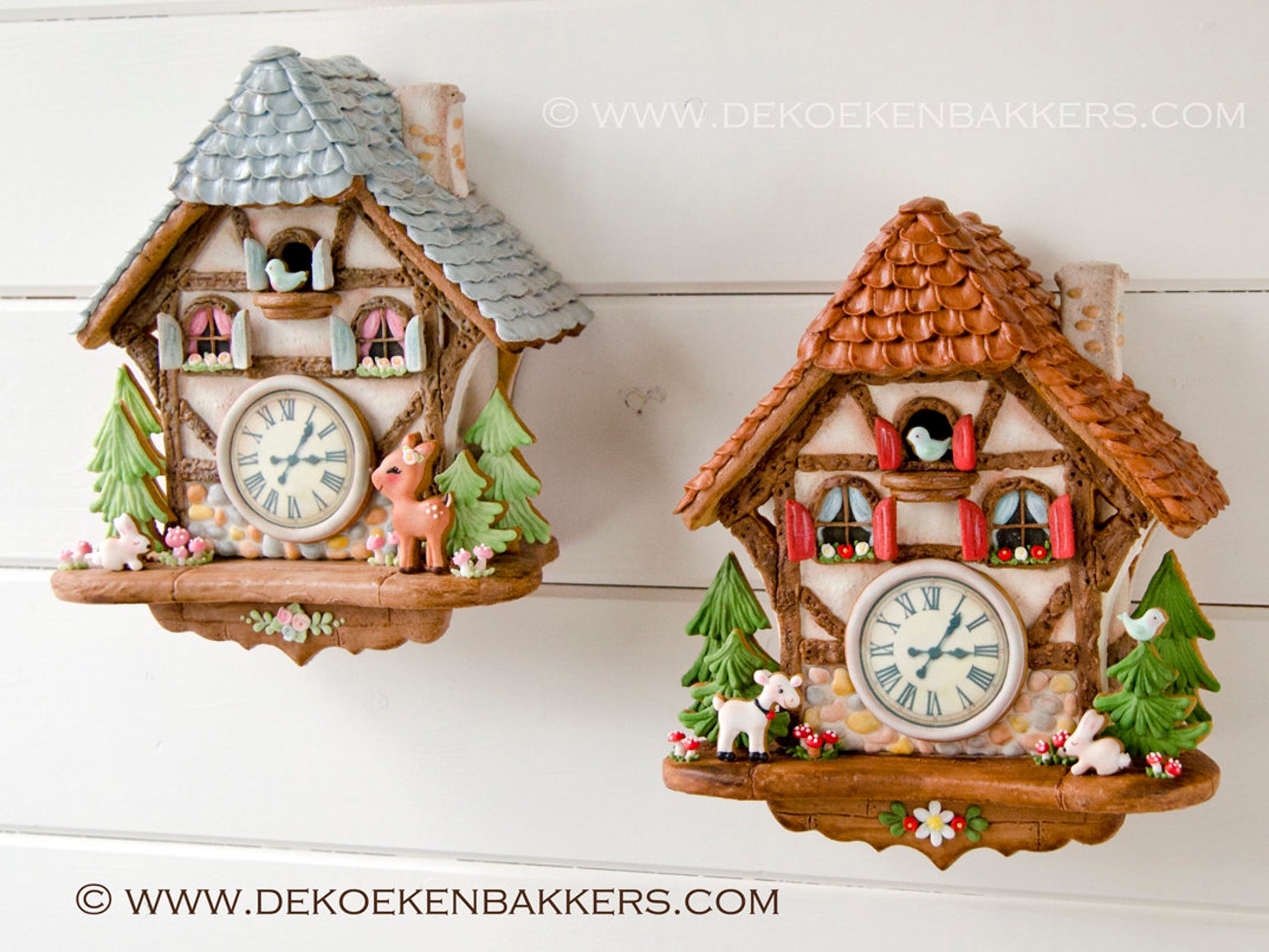 Gingerbread Cuckoo Clock House Cookie Cutter Set | Etsy