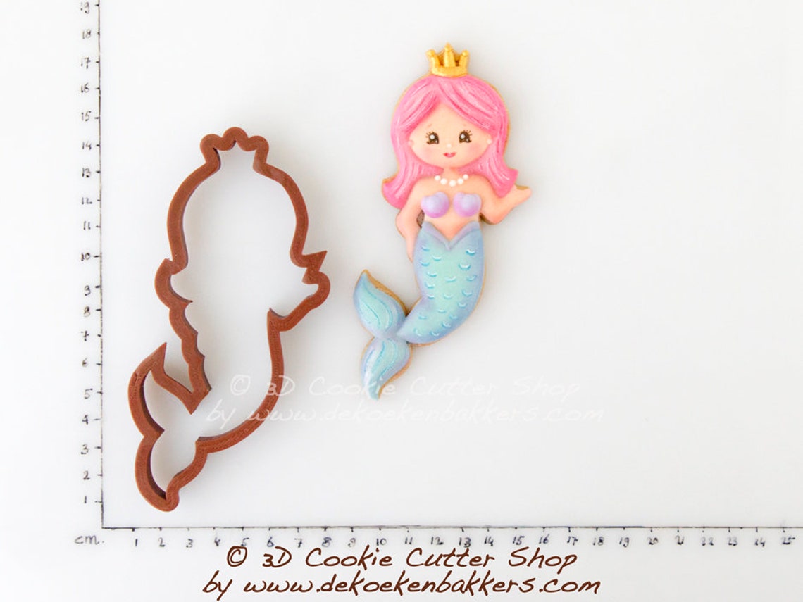 Mermaid Cookie Cutter - Etsy