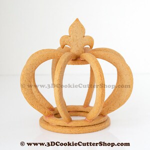 3D Crown Cake Topper Cutter Set - Etsy