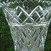Ofnah Hand-cut Lead Crystal Tall Cut Glass Vase - Etsy