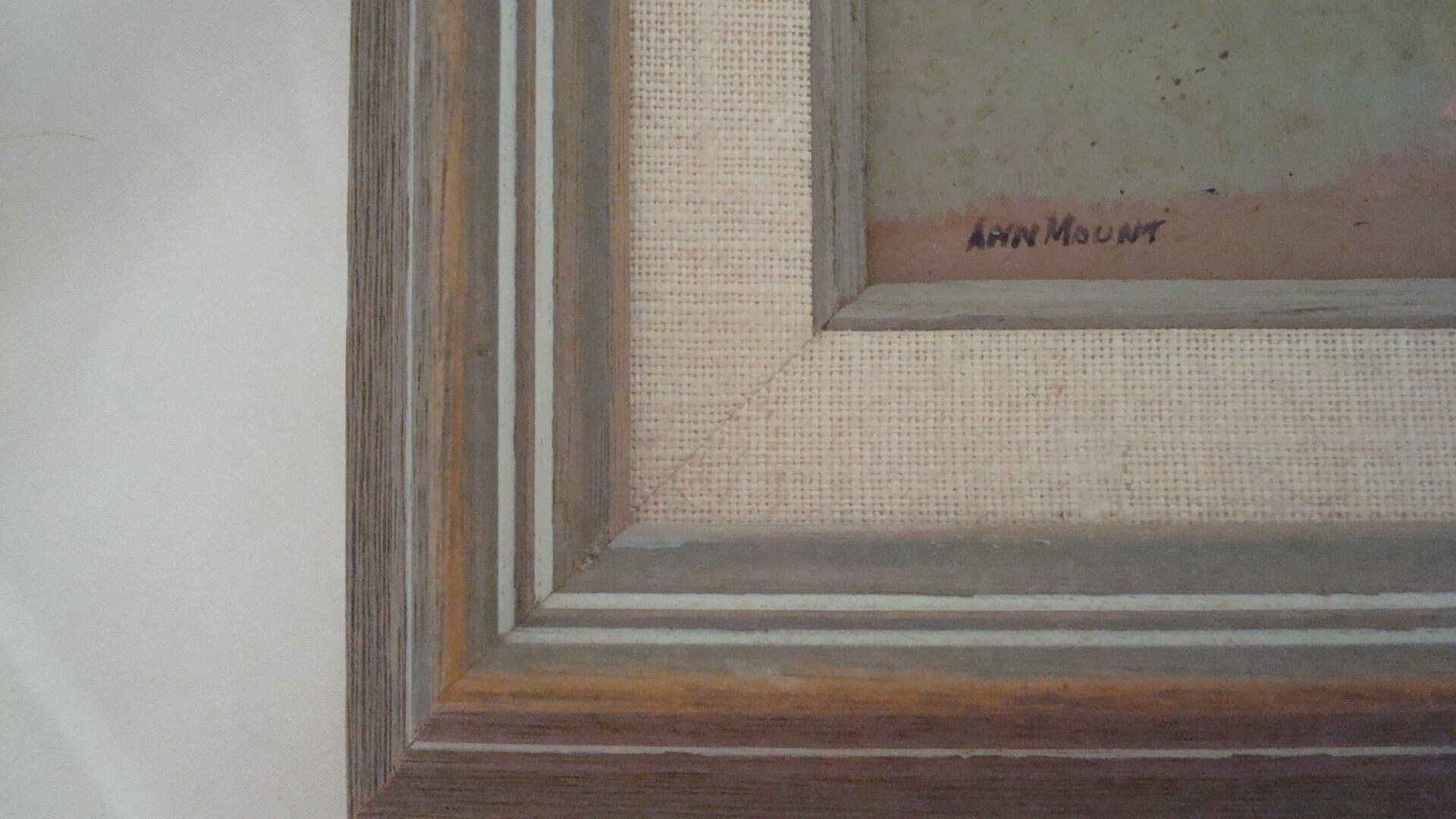 Ann Mount Original Signed Acrylic Painting 1980s Children - Etsy