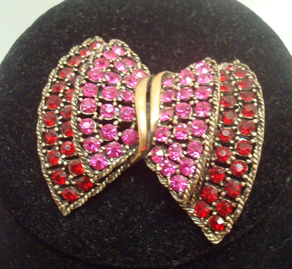Weiss Fuchsia Pink Rhinestone Red Rhinestone Dimensio… - Gem