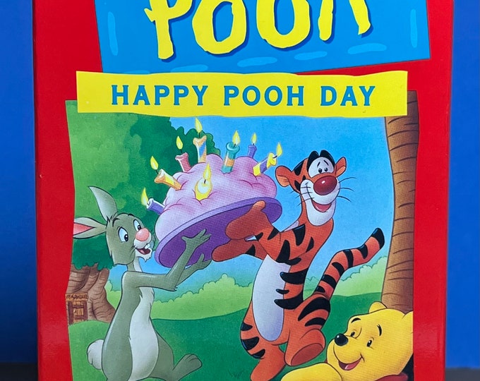 Vintage Disney Winnie the Pooh Happy Pool Day Play Time Tape With ...