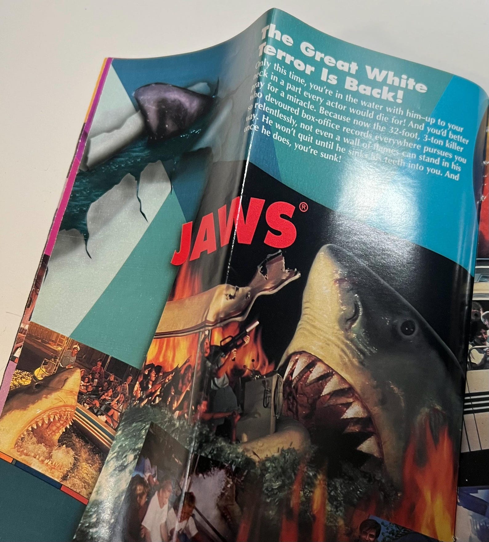 Vintage 1996 Universal Studios New Ride the Movies Theme Park Lobby ...