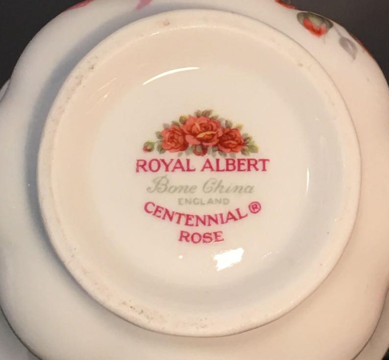 Vintage Royal Albert Bone China England Centenial Rose With - Etsy