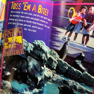 Vintage 1997 Seaworld Guide Book Information Brochure Flyer Theme Park ...