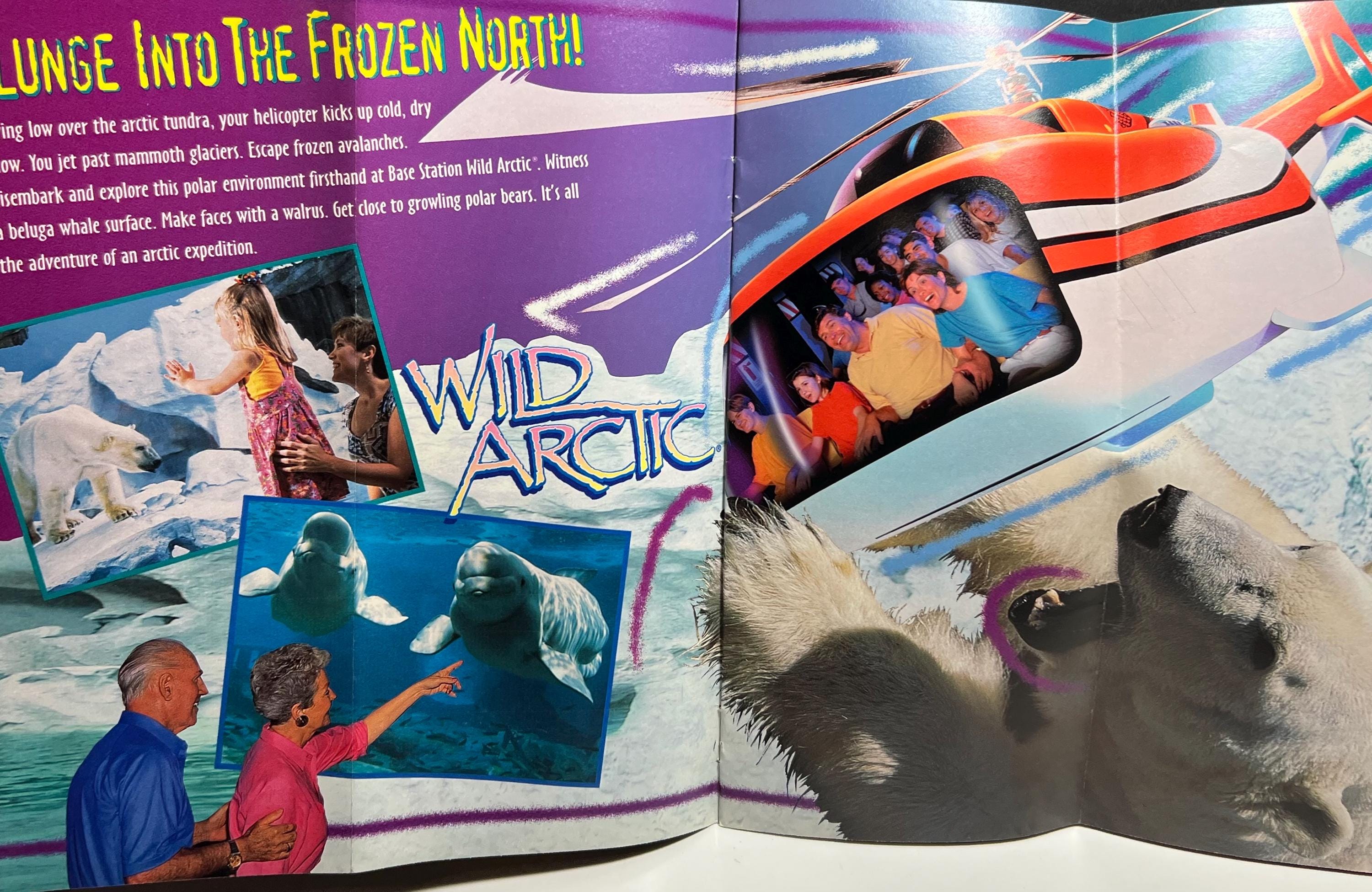 Vintage 1997 Seaworld Guide Book Information Brochure Flyer Theme Park ...