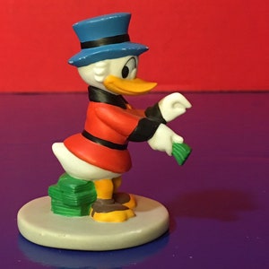 Vintage Disney Character “uncle Scrooge” Mini Porcelain Figurine - Etsy
