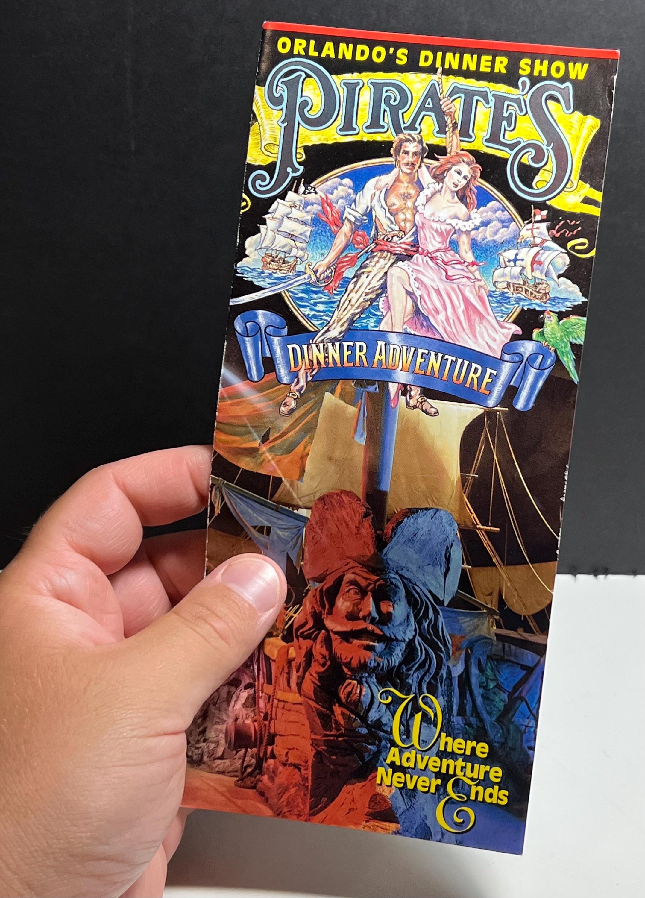 Vintage 1990’s Orlando’s Dinner Show Pirate’s Dinner Adventure Guide ...