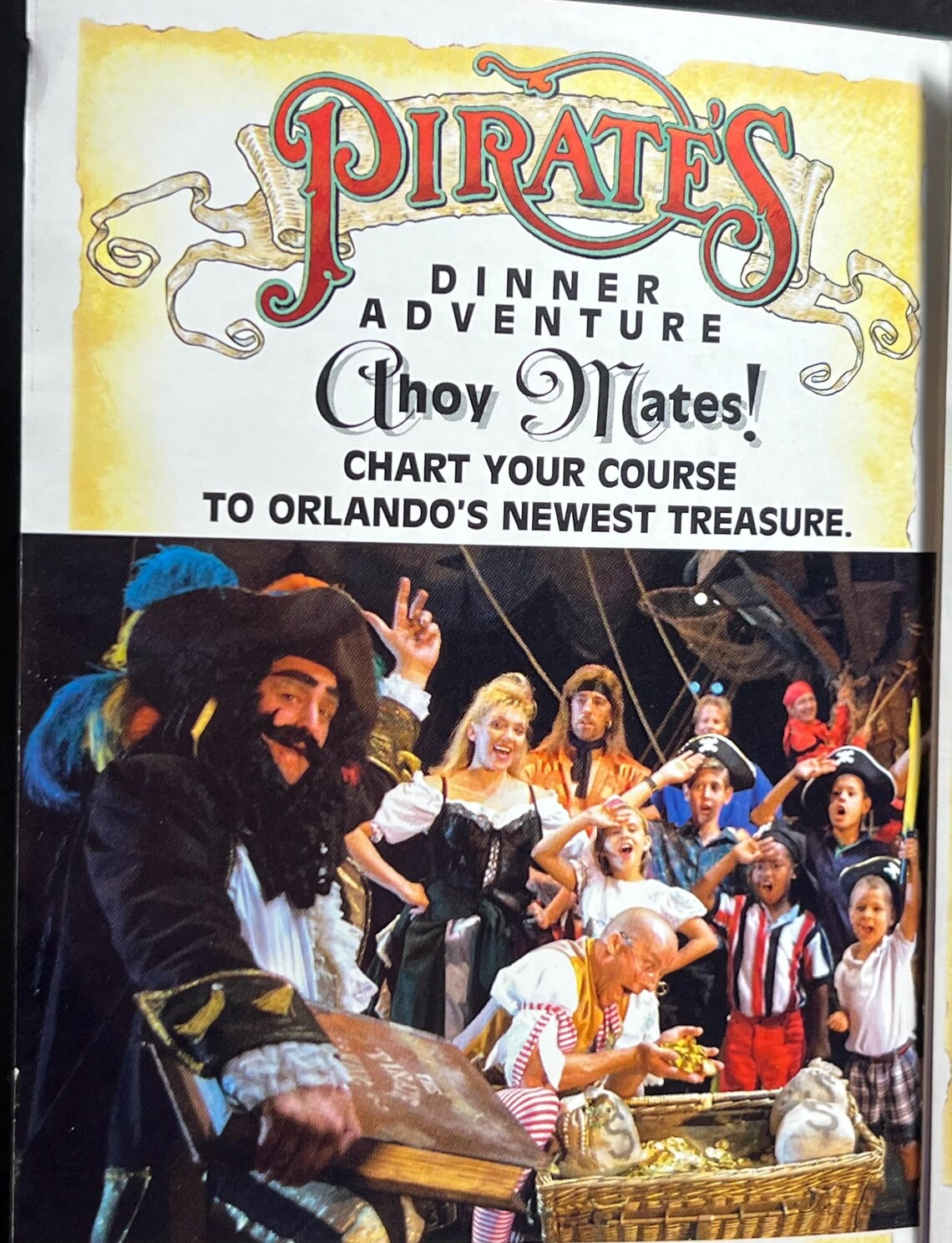 Vintage 1990’s Orlando’s Dinner Show Pirate’s Dinner Adventure Guide ...
