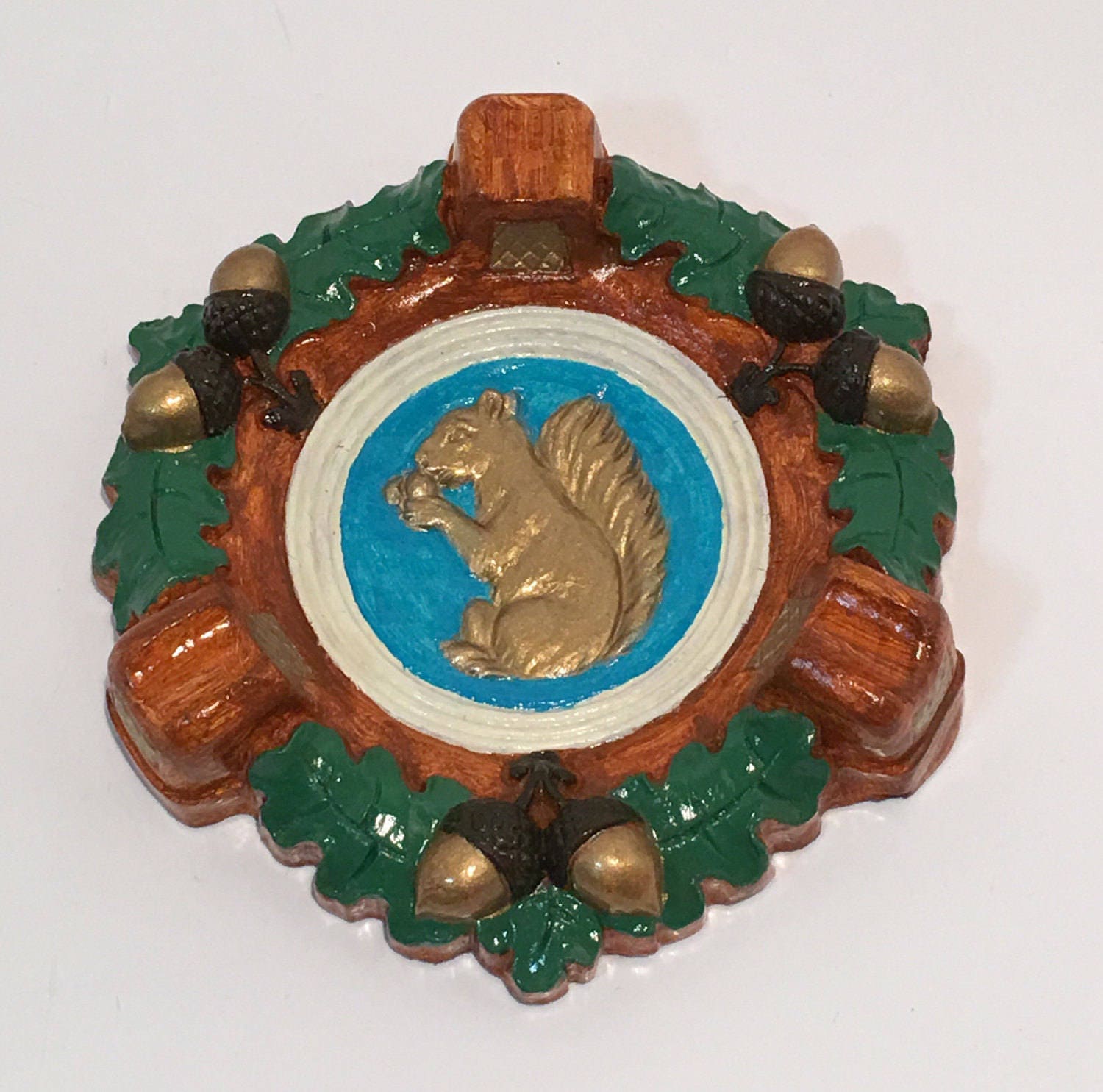 Vintage Syroco Squirrel Cigarette Ashtray Hand Painted 2 Being Sold ...