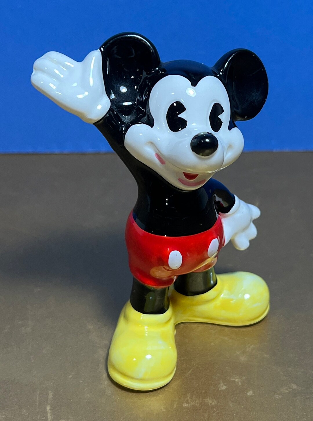 Vintage 1980’s Mickey Mouse Porcelain Figurine - Etsy