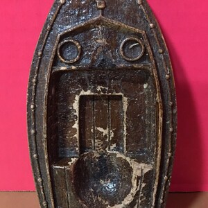 Vintage 1940’s Syroco Row Boat Cast Resin - Etsy