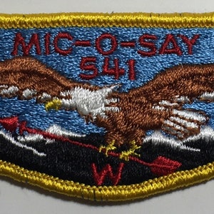 Vintage BSA Mic-o-say Lodge-44 Www Oa Flap Embroidered Patch - Etsy