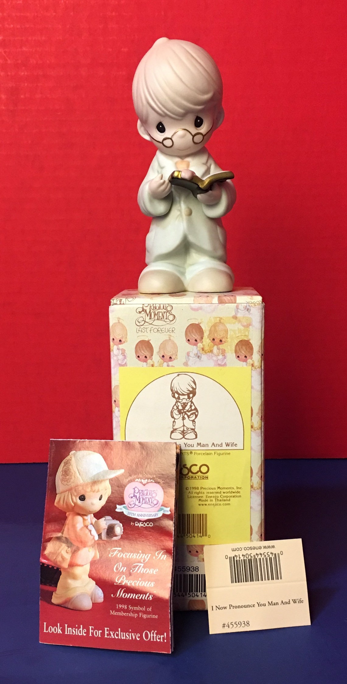 Vintage 1998 Precious Moments “I Now Pronounce You Man and Wife ...