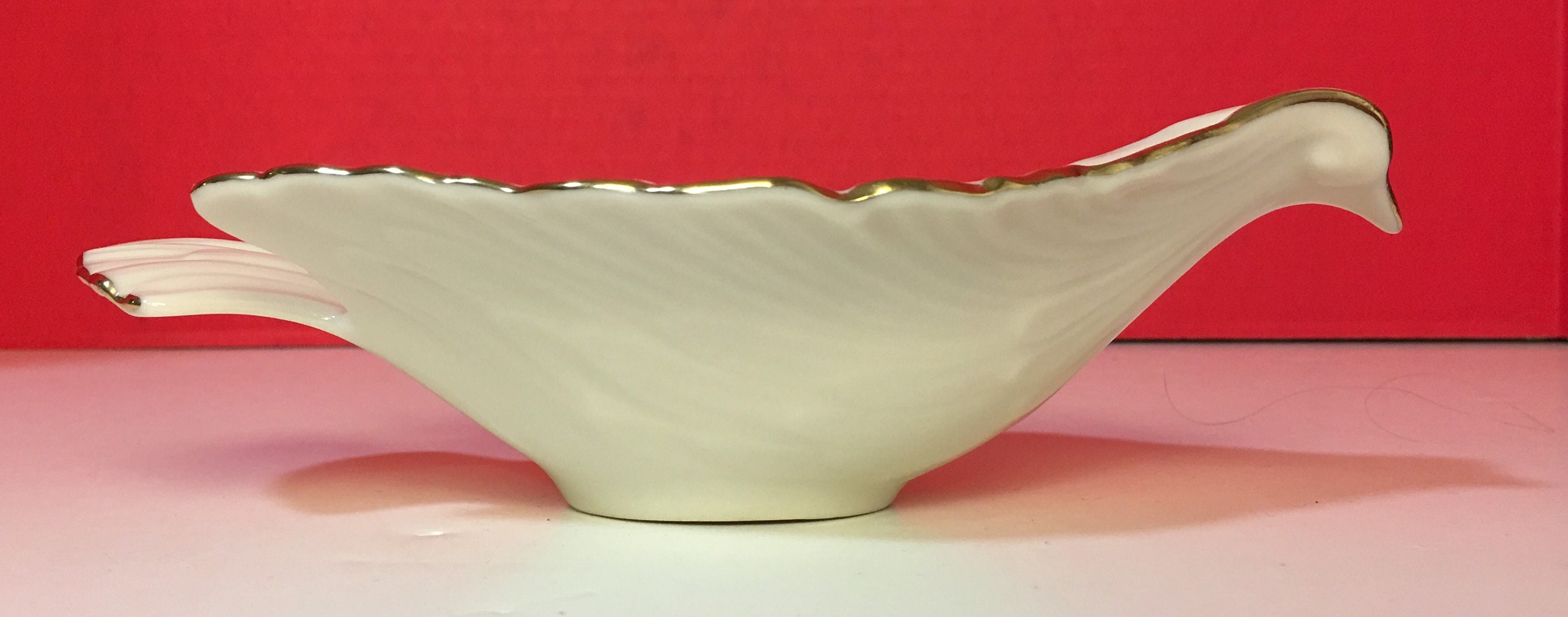 Vintage Dove Shaped Fine China Lenox Porcelain Ivory Candy Dish With ...