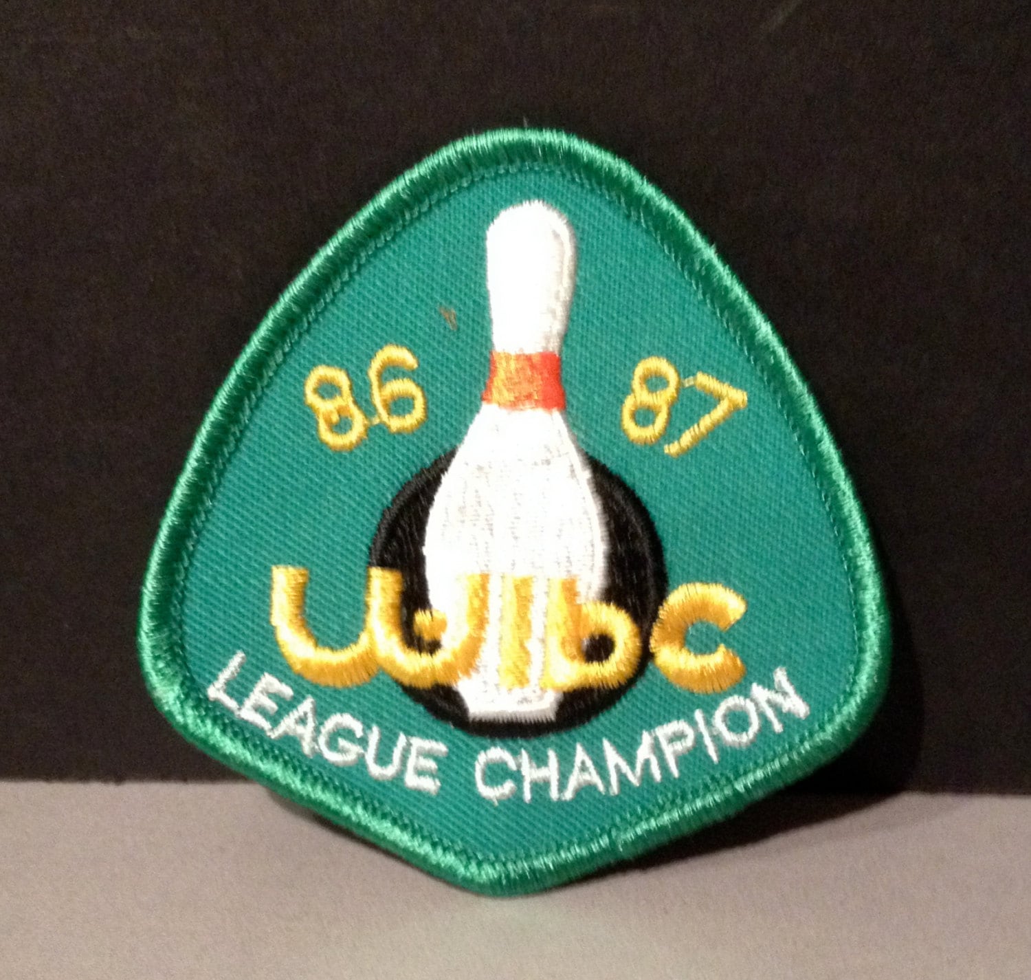 Vintage 86 87 WIBC League Champion Bowling Patch Free Shipping - Etsy