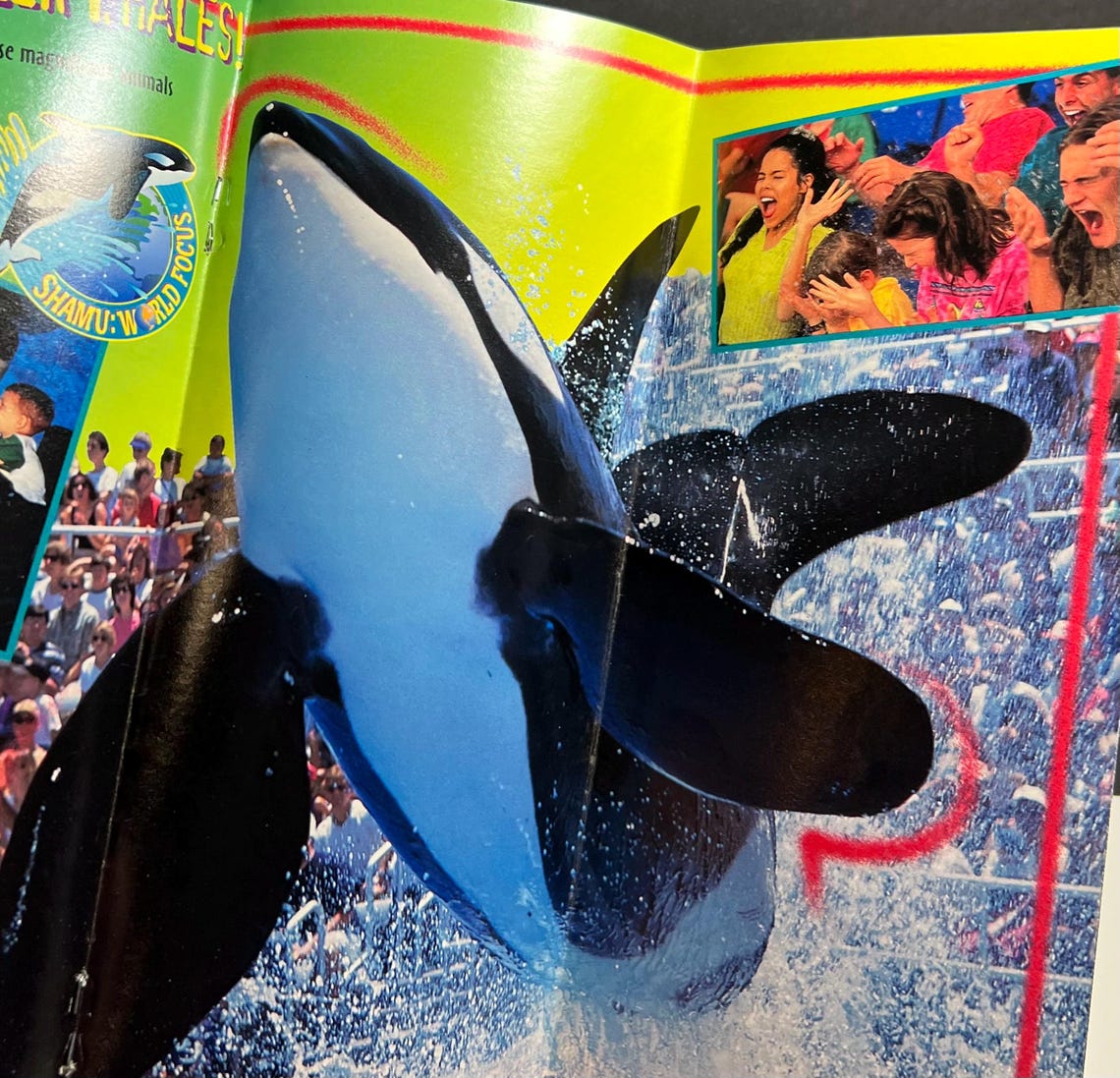 Vintage 1997 Seaworld Guide Book Information Brochure Flyer Theme Park ...