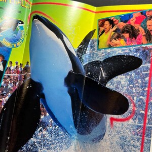Vintage 1997 Seaworld Guide Book Information Brochure Flyer Theme Park ...