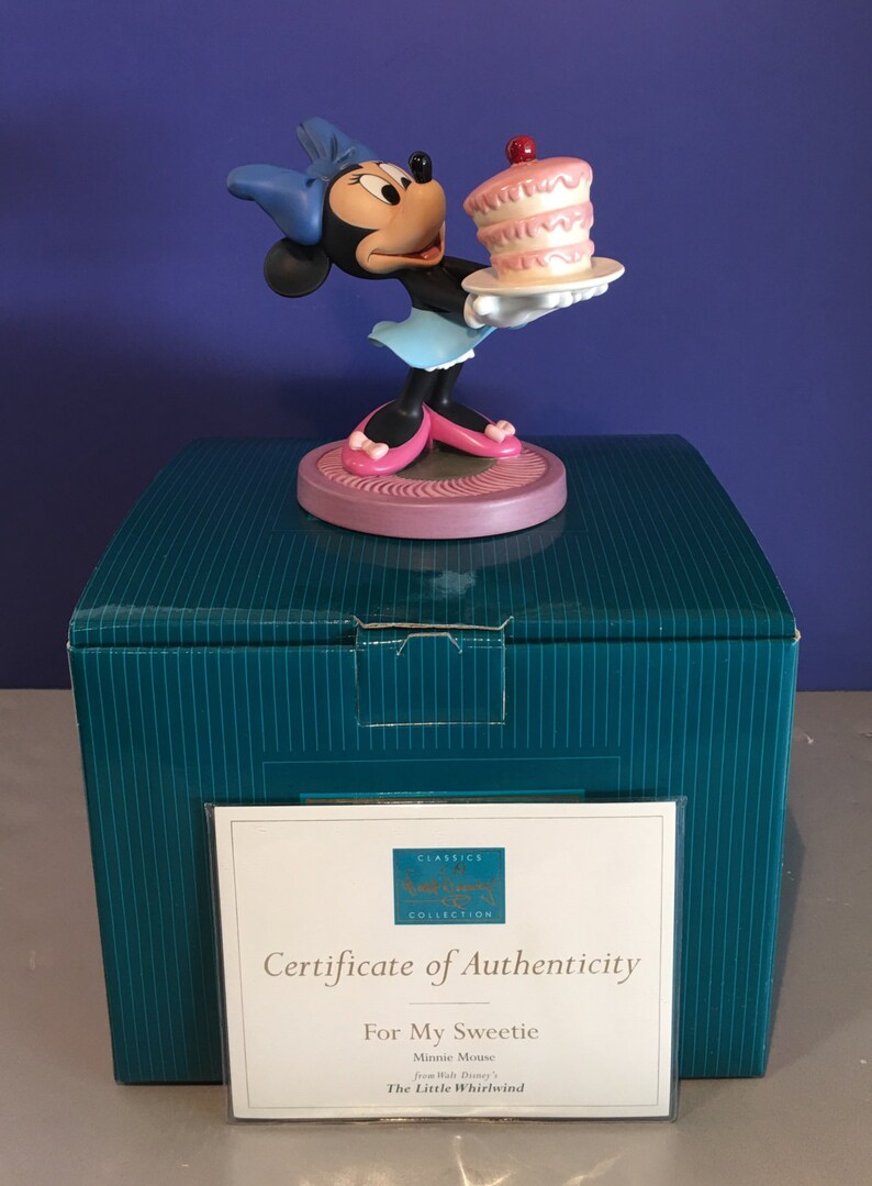 Vintage 1996 WDCC for My Sweety the Little Whirlwind Minnie Mouse ...