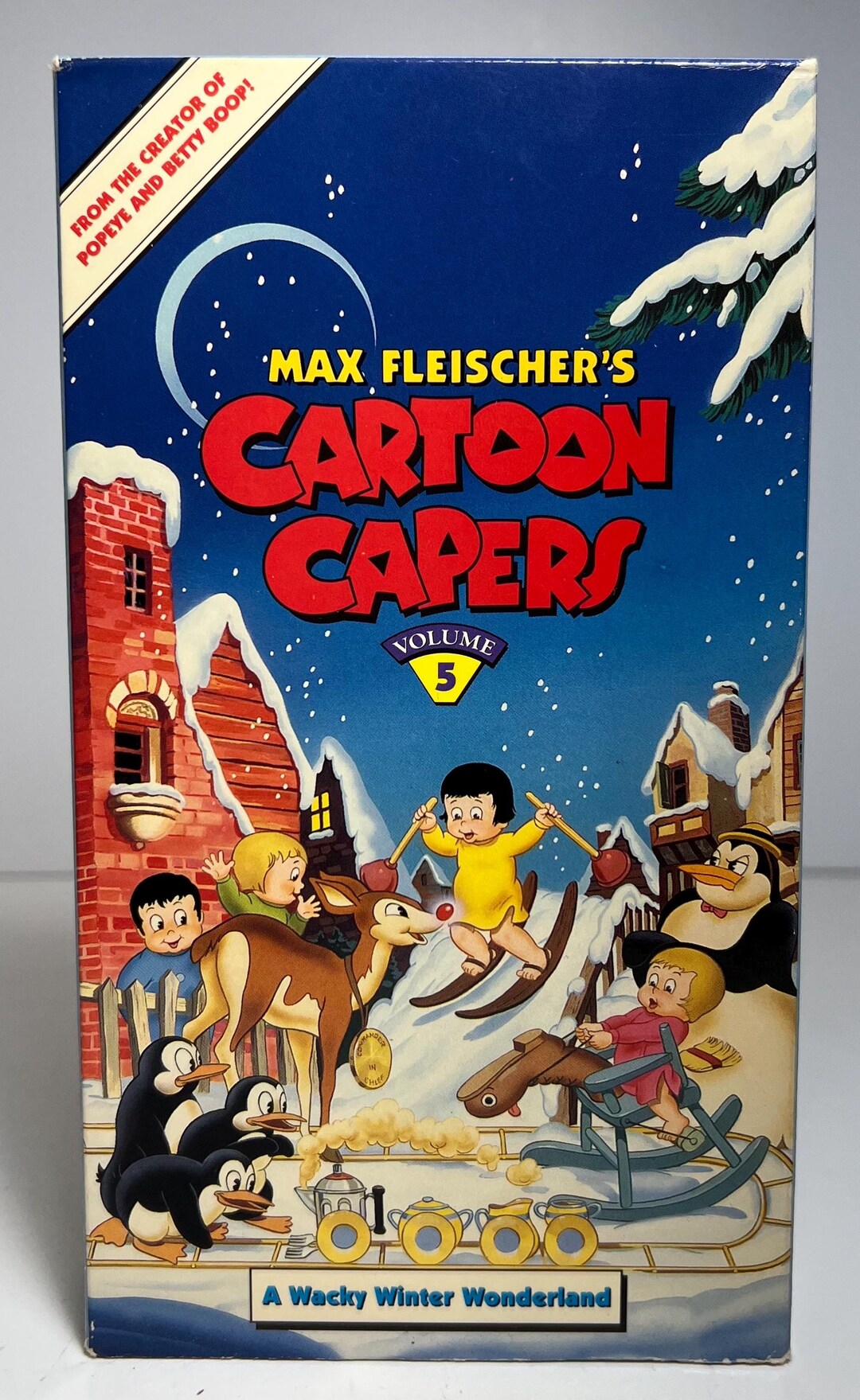 Vintage 1990’s Max Fleischer’s Cartoon Capers Volumes 5 “A Wacky Winter ...