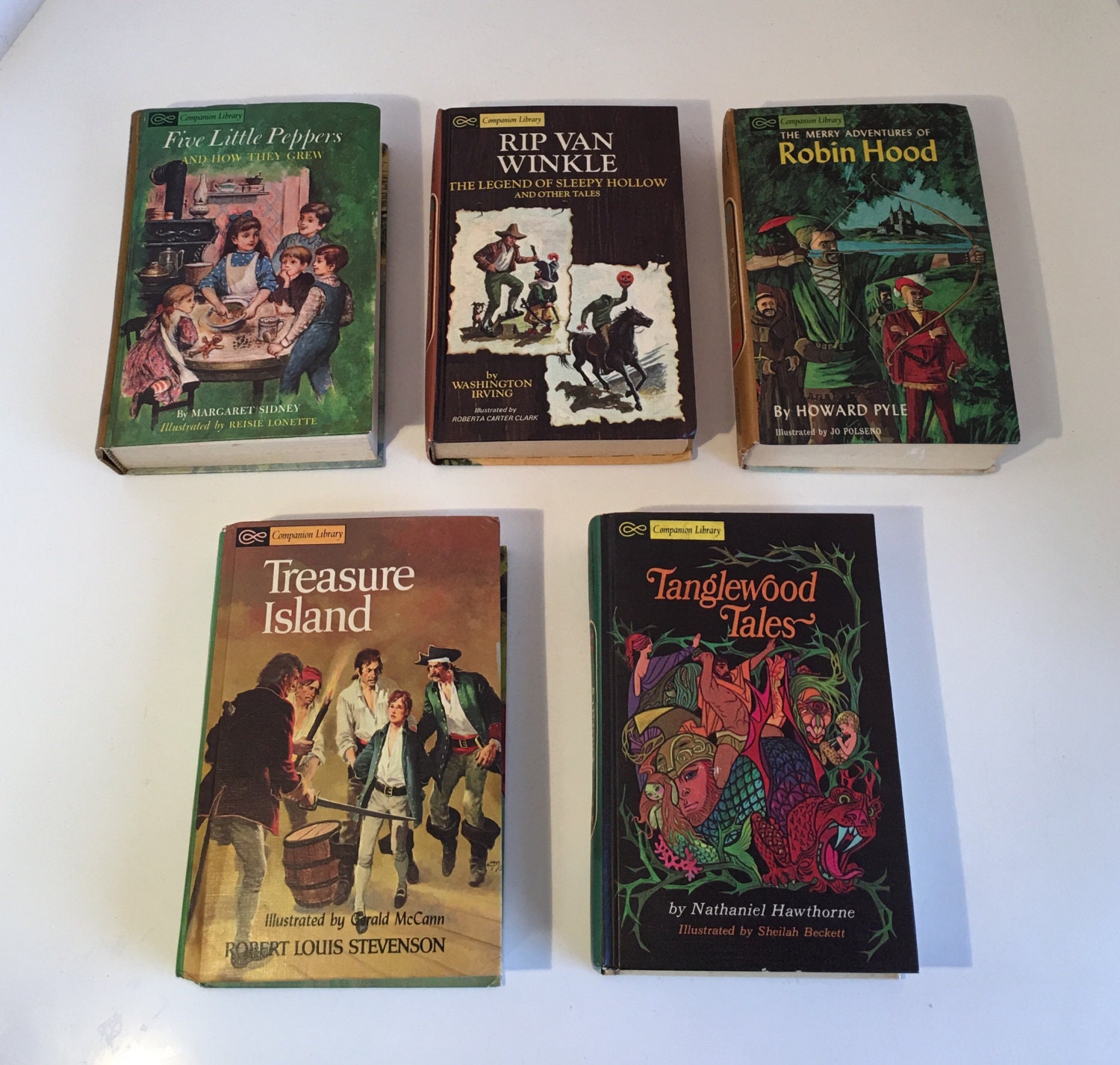 Vintage 5 Book Collection of Companion Library - Etsy