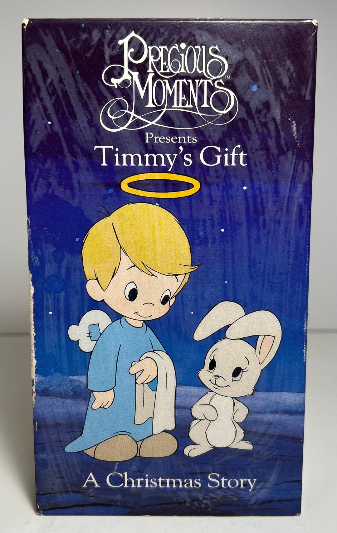 Vintage 1991 Precious Moments Timmy’s Gift: A Christmas Story VHS ...