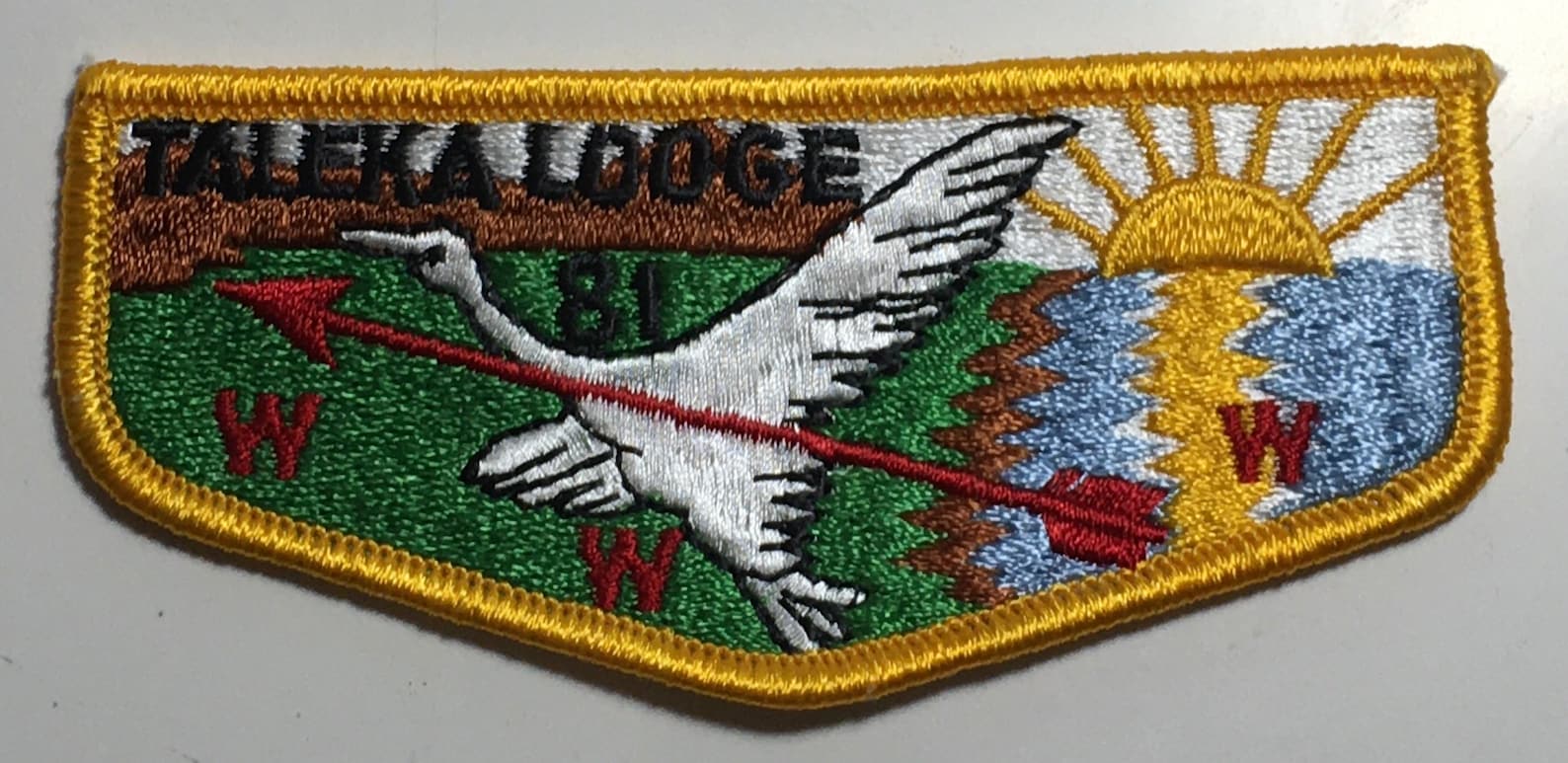 Vintage BSA Taleka Lodge-81 Www Oa Flap Embroidered Patch - Etsy