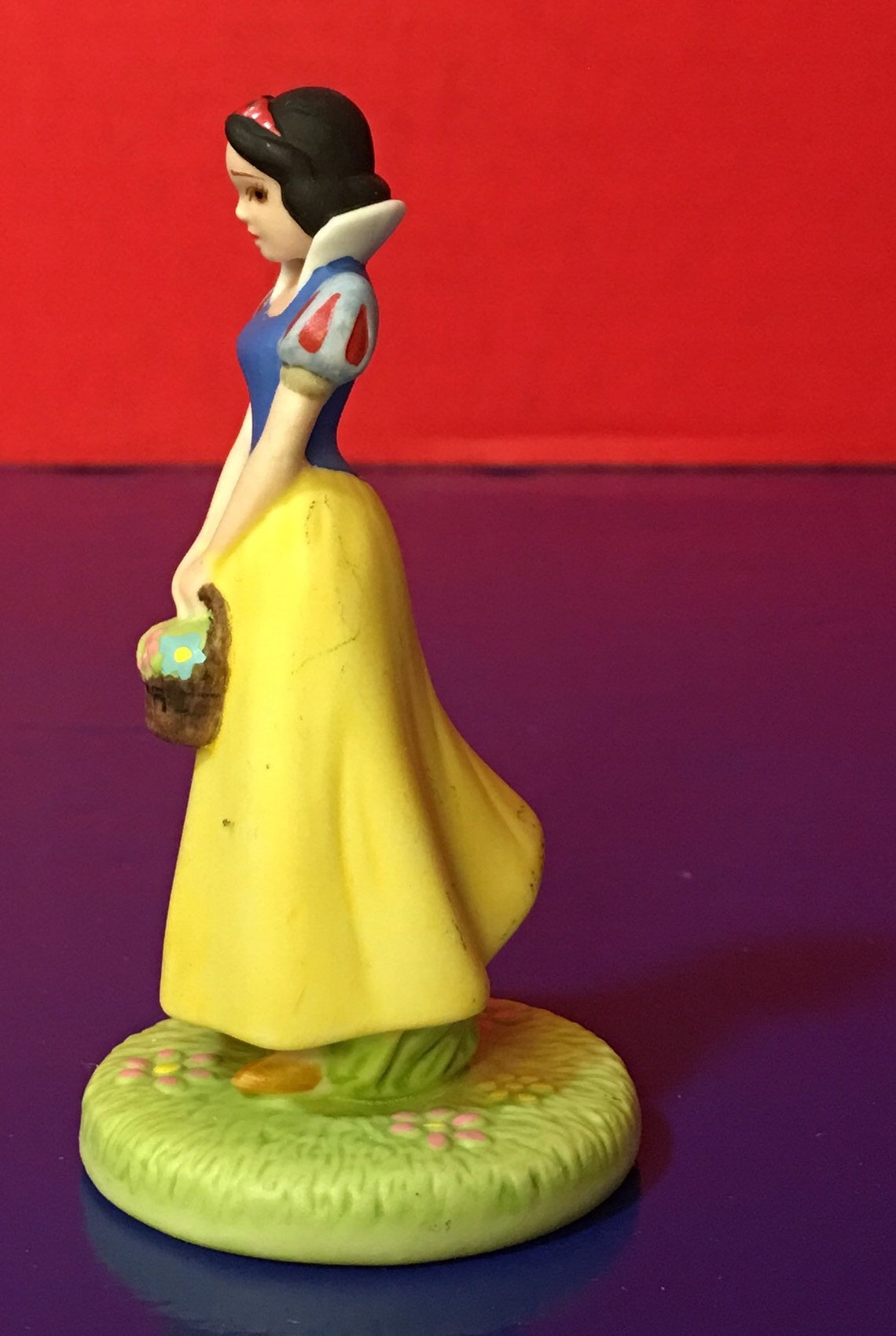 Vintage Disney Character snow White Mini Porcelain Figurine - Etsy