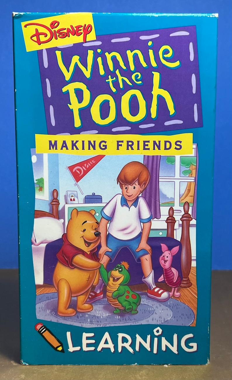 Vintage 1990’s Disney Winnie the Pooh Making Friends Learning - Etsy