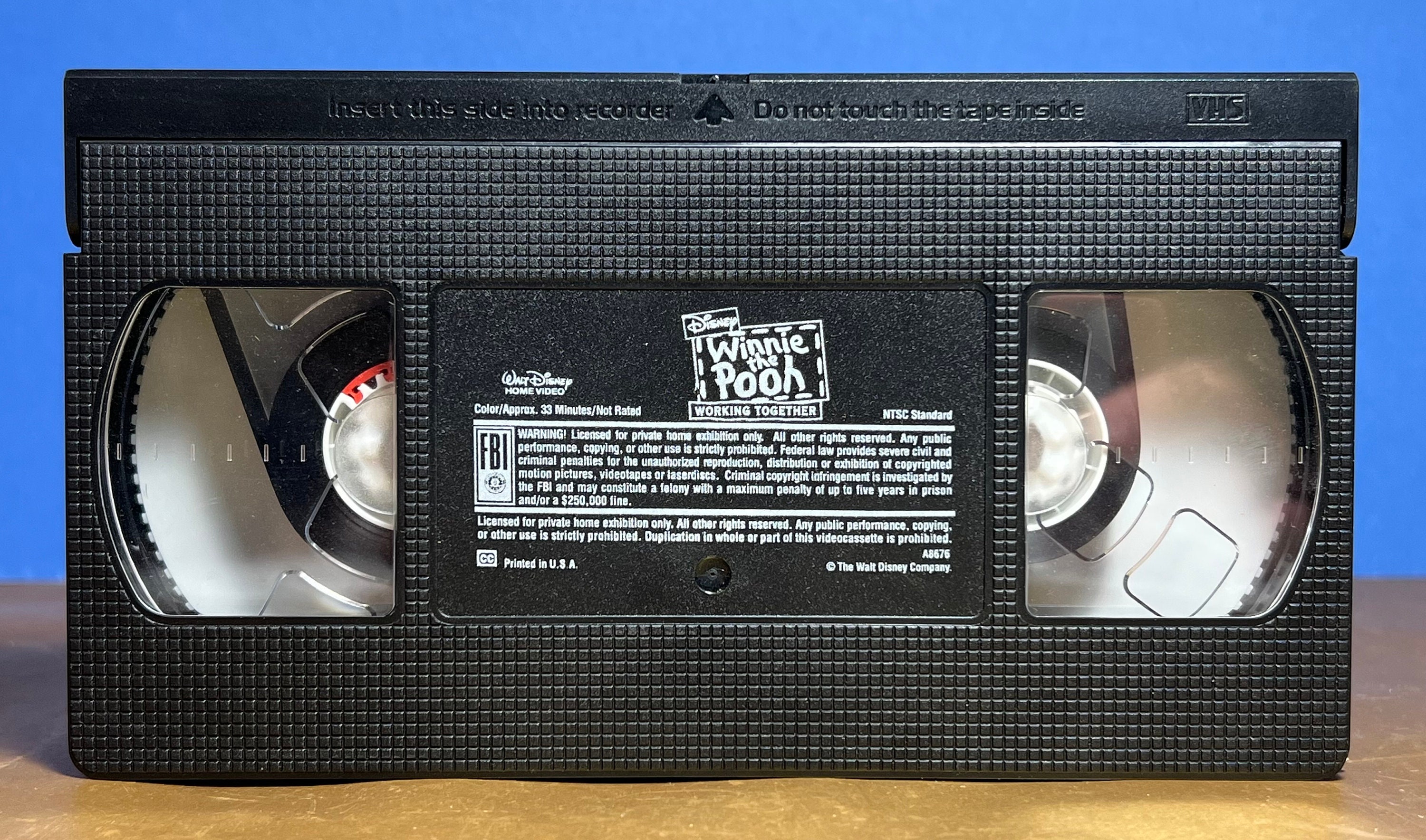 Vintage 1996 Disney Winnie the Pooh Working Together Learning VHS Tape ...