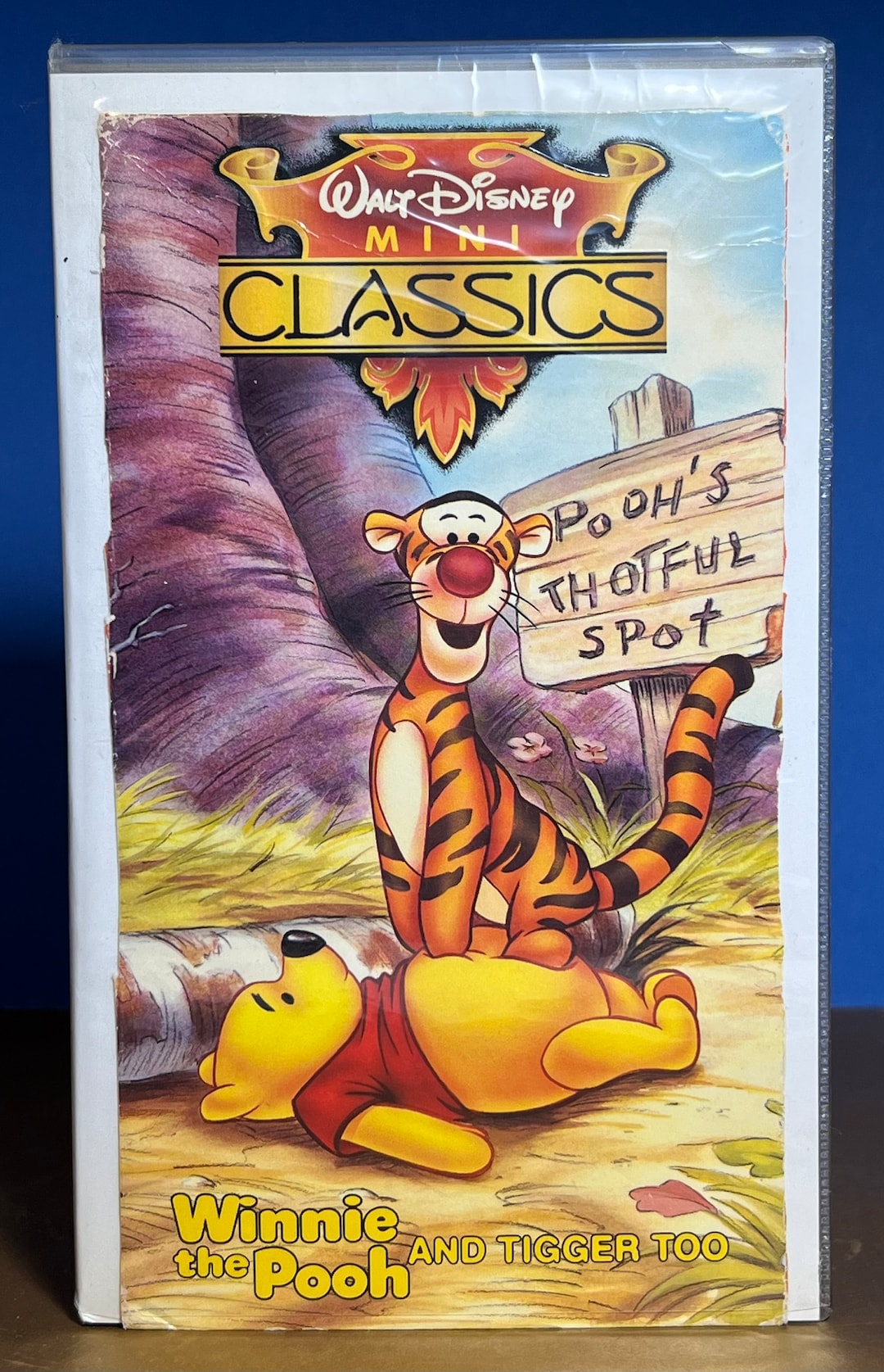 Vintage 1990’s Winnie the Pooh and Tigger Too VHS Tape in Plastic Video ...