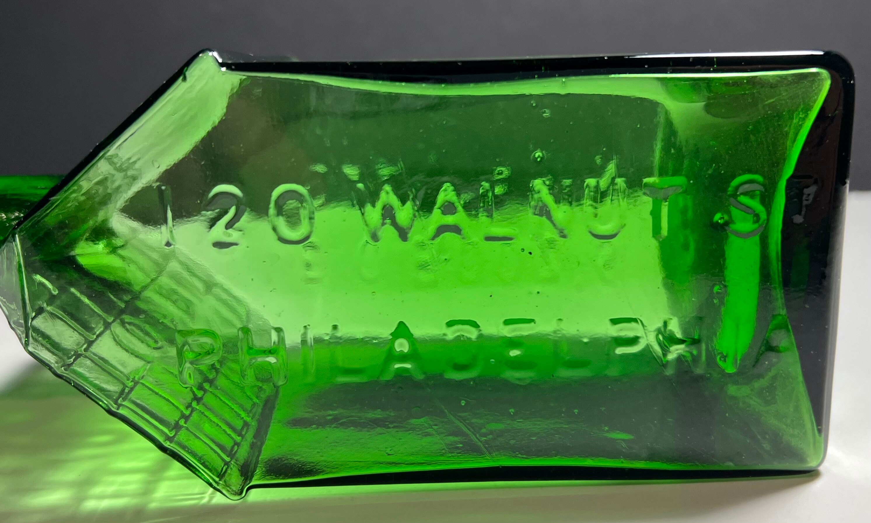 Vintage 1960s E.G. Boozs Old Cabin Whiskey Blown Glass House Shaped ...