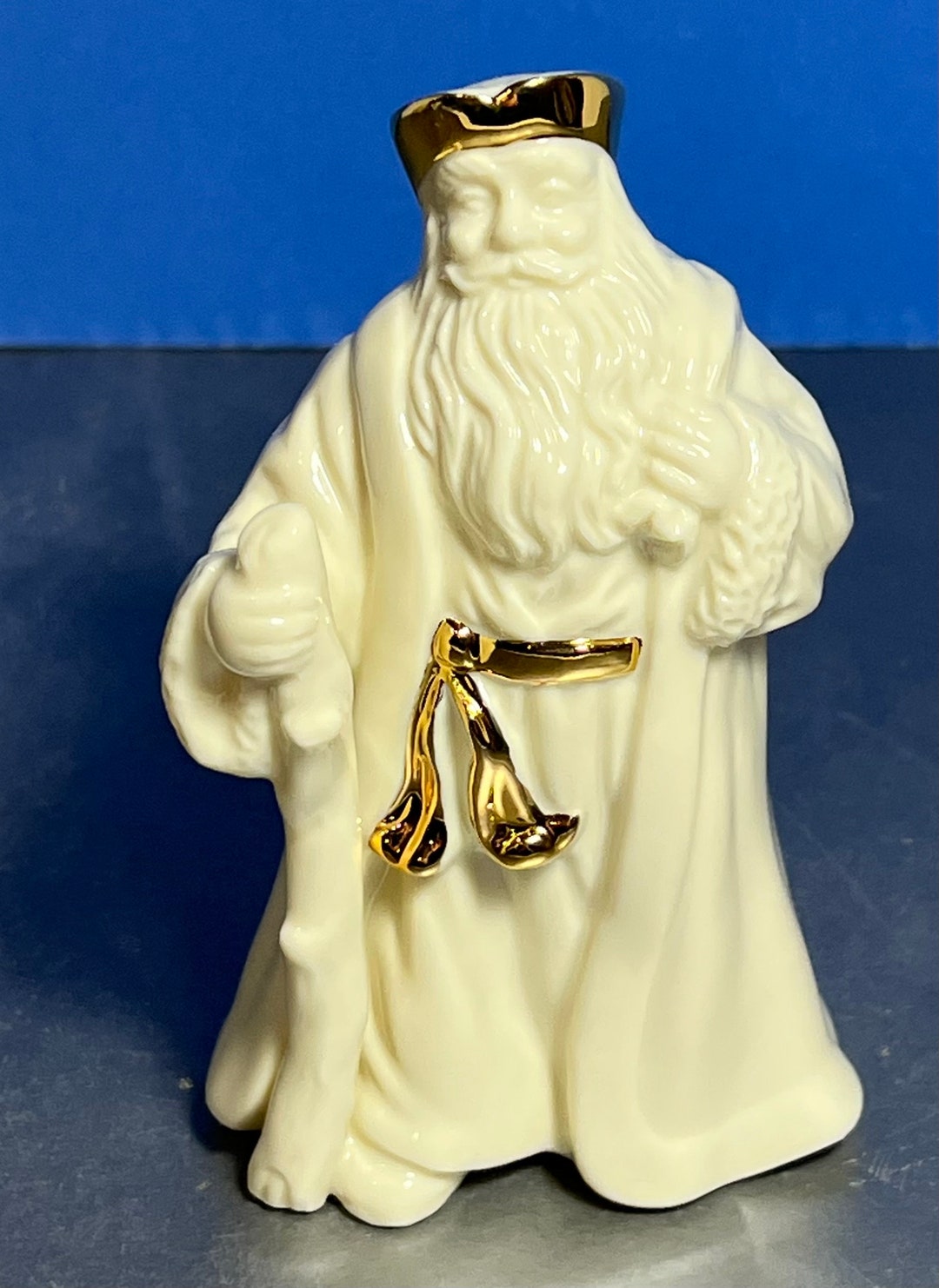 Vintage 1999 Lenox Father Christmas Fine Porcelain Figurine - Etsy