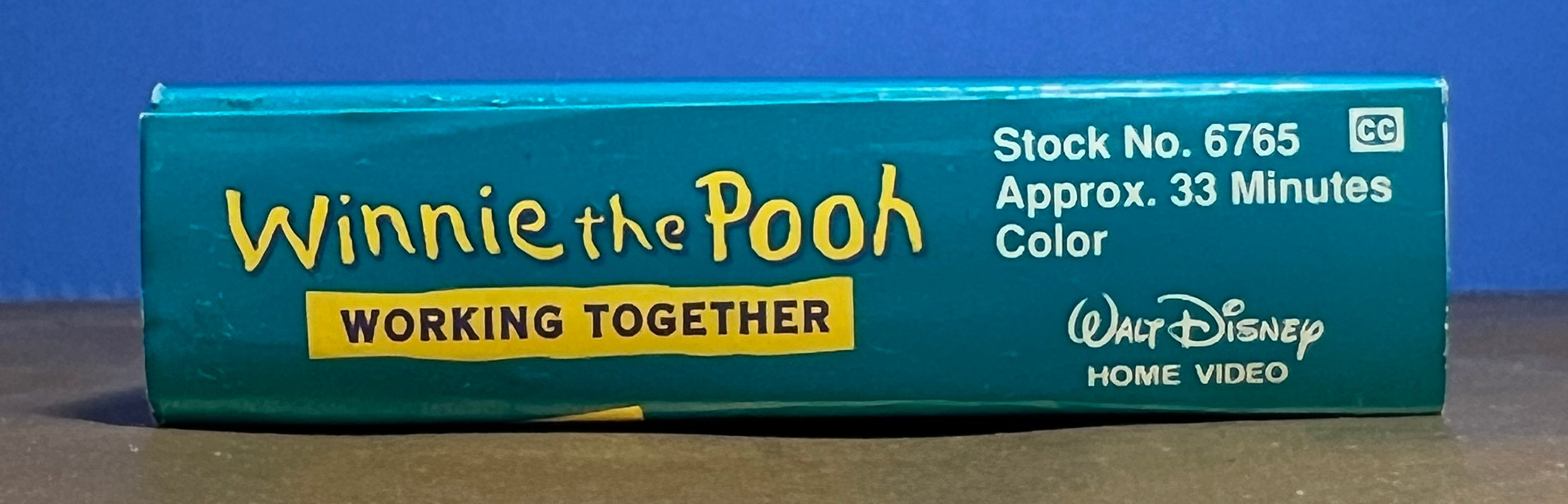 Vintage 1996 Disney Winnie the Pooh Working Together Learning VHS Tape ...